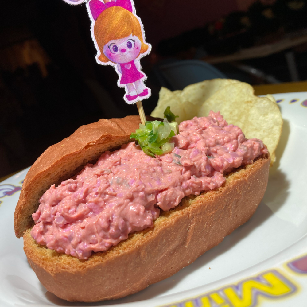 Pink Tamago Sando - SweetMimi Café